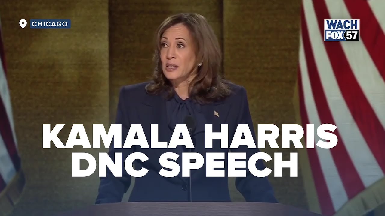 Full Speech Kamala Harris Accepts Nomination Youtube