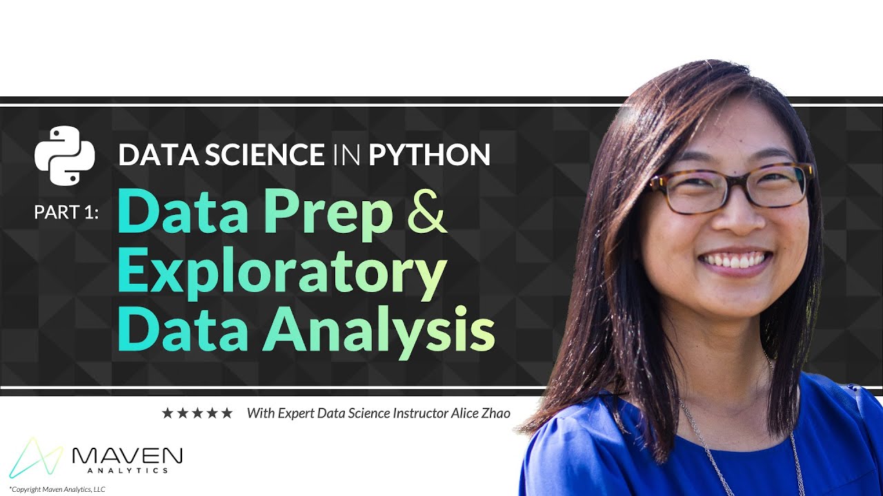 Data Science In Python Data Prep Eda New Course Youtube