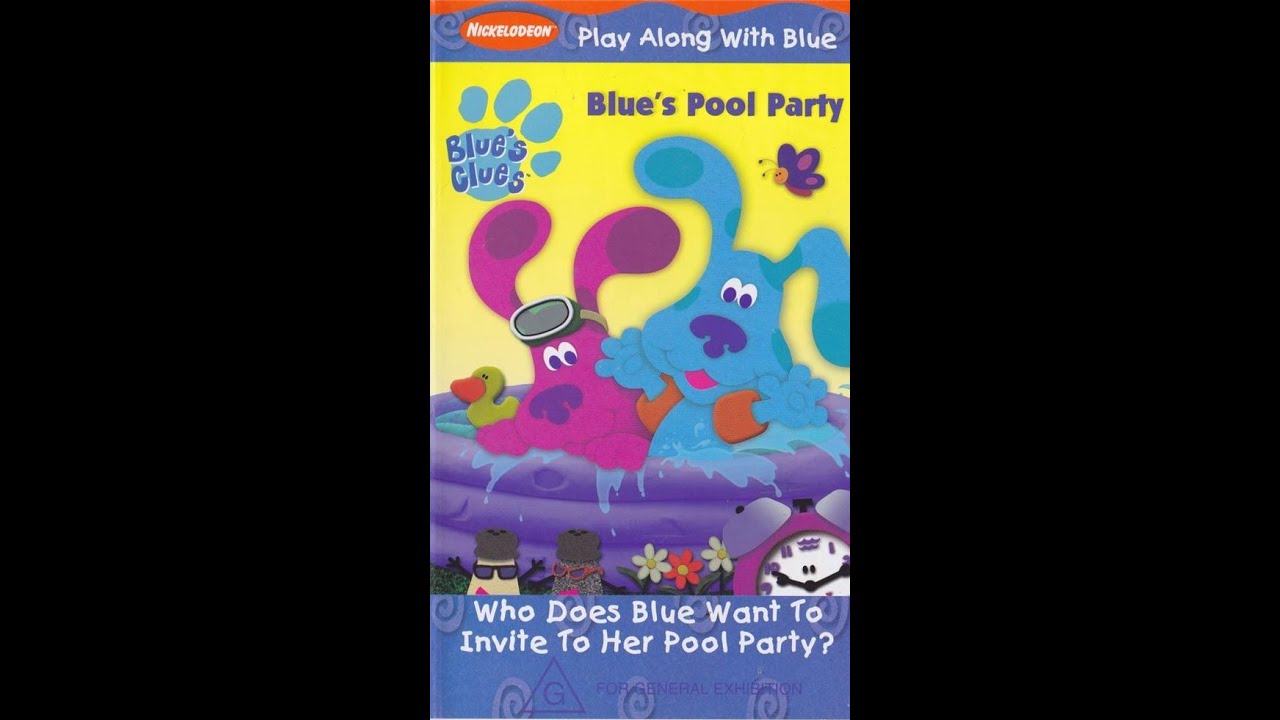 Opening To Blue S Clues Blue S Pool Party 2001 Vhs Australia Youtube