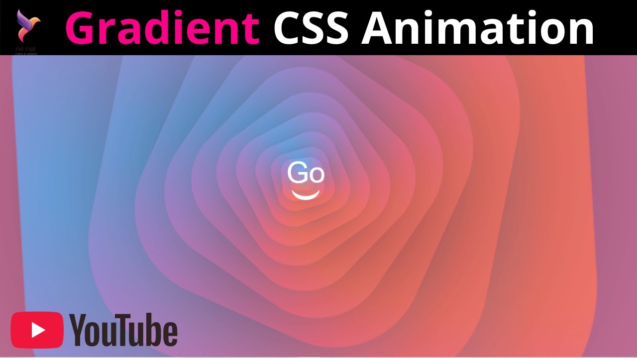 Create Background Gradient Animation Using Html5 Css3 Youtube