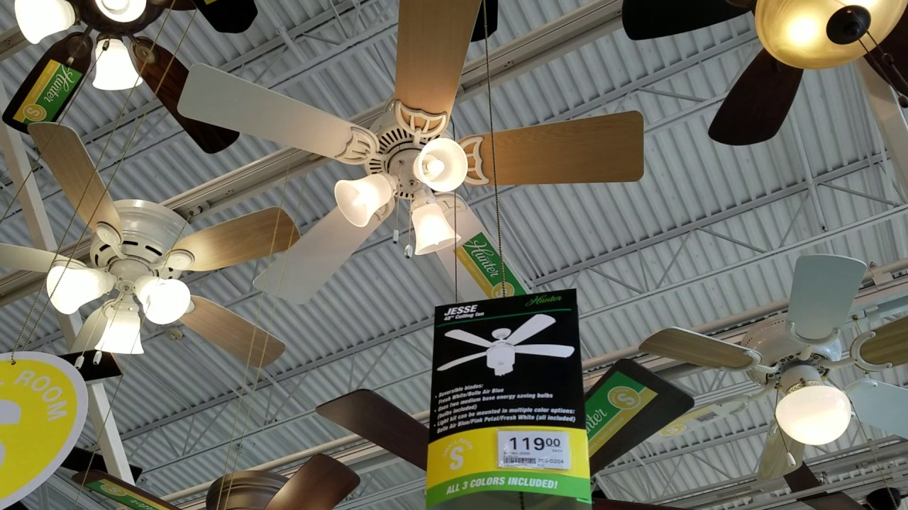 Ceiling Fan Display 2017 Youtube