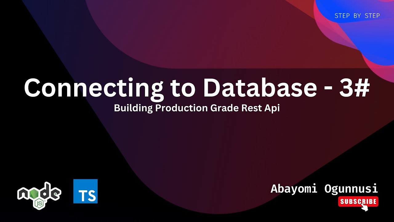 Connecting To Database Part 3 Youtube