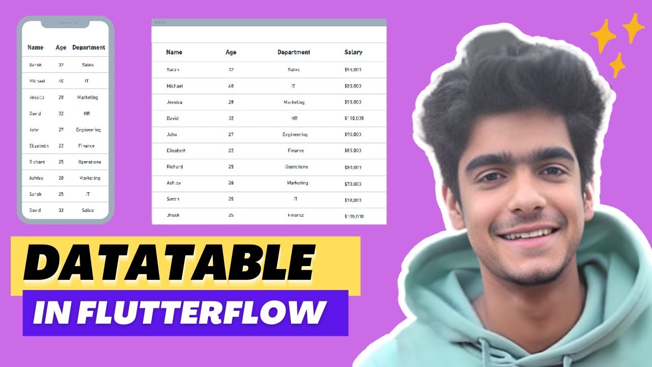 Data Table In Flutterflow Youtube