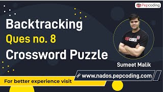 How To Solve Crossword Puzzle Using Recursion Backtra Doovi