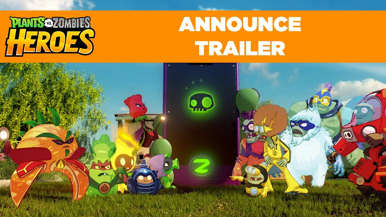 Plants Vs Zombies Heroes Announce Trailer Youtube
