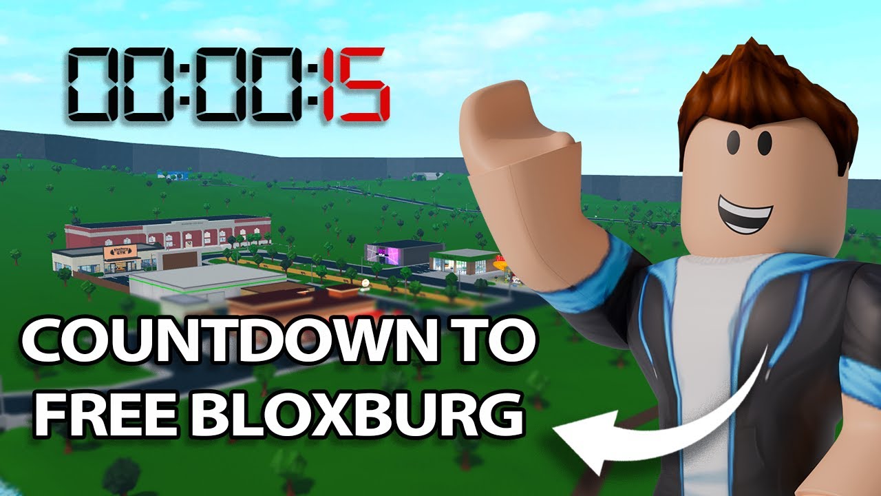 Countdown To Bloxburg Being Free Map Revamp Youtube
