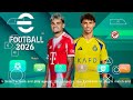 Efootball Pes 2026 Ppsspp Iso No Textures No Save Data New Kits 2025 26 ...