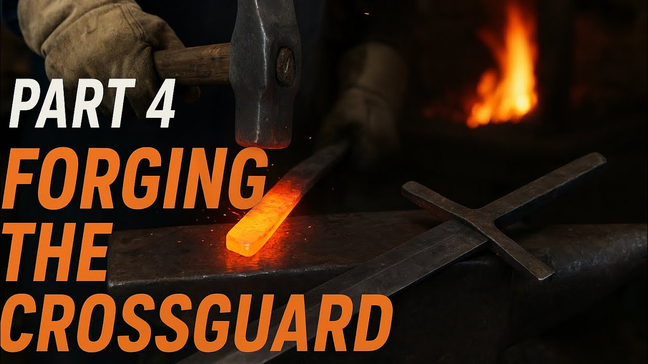Part 4 Of Making A Medieval Longsword The Crossguard Forging