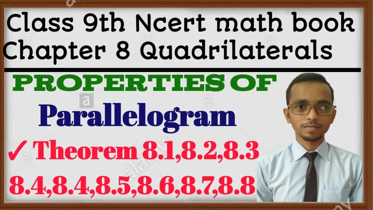 Class 9th Math Chapter 8 Quadrilaterals Theory Part 2 Ncert By
