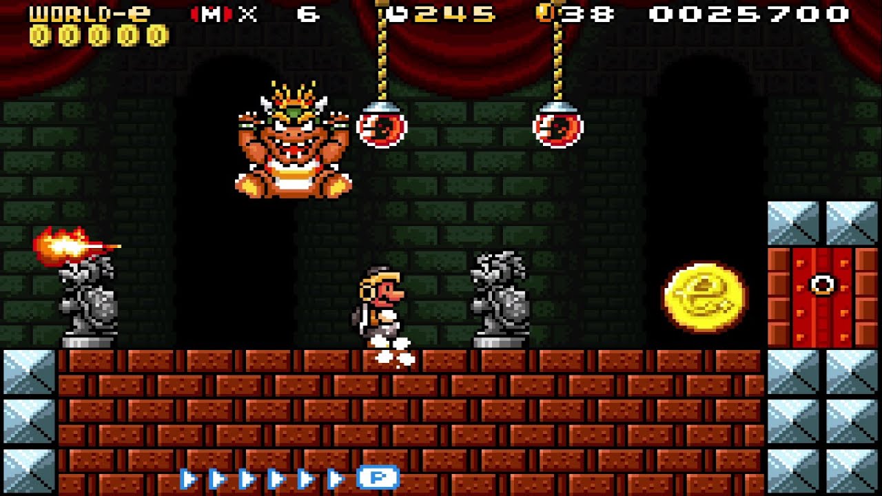 Super Mario Advance 4 Super Mario Bros 3 Bowser Statues Smaghetti