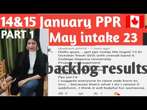 15 January Ppr Request Timeline Canada Lets Fly Mannu Youtube