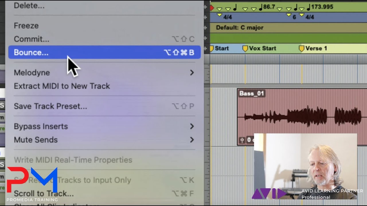 Track Bounce In Pro Tools Tutorial Youtube