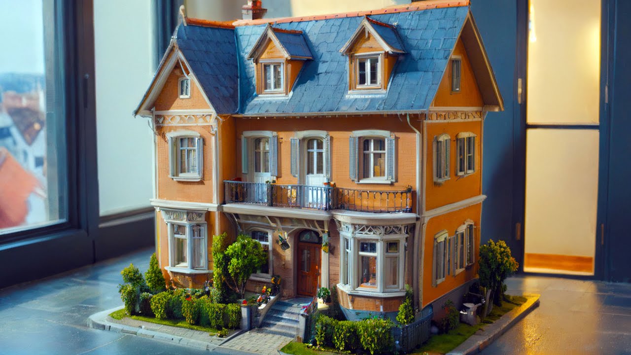 Blender With Stable Diffusion Xl Tutorial Miniature Model House Youtube