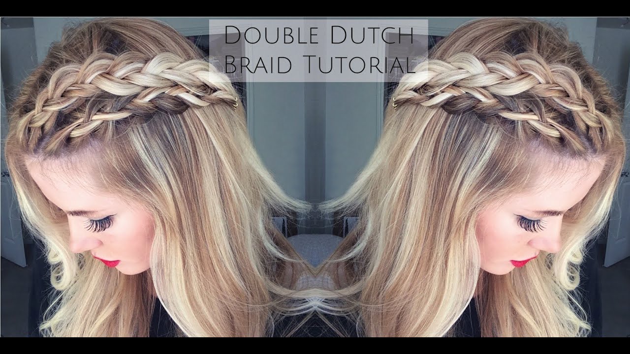 Tutorial Double Dutch Braid Tutorial Youtube