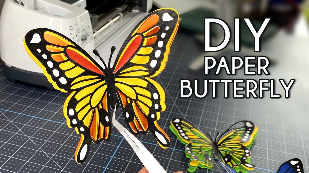 How To Make 3d Butterfly Cricut At Arlene Ramirez Blog
