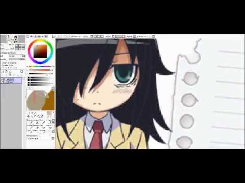 Tomoko Kuroki Nintendo Ds Watamote Speed Paint Youtube