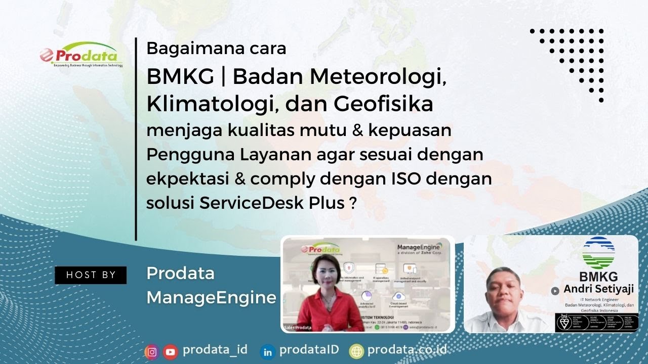It Service Management Prodata Distributor Manageengine Indonesia