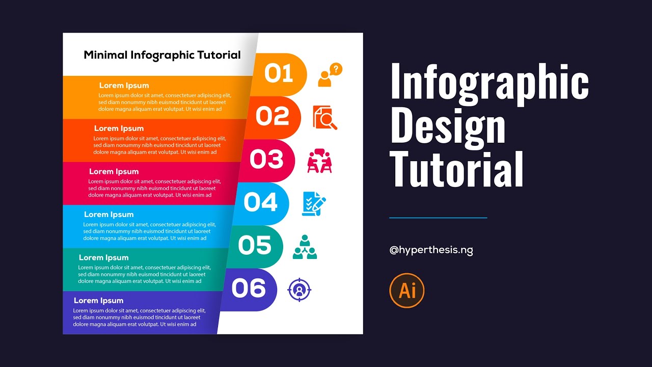 Infographics Design Tutorial Adobe Illustrator Youtube