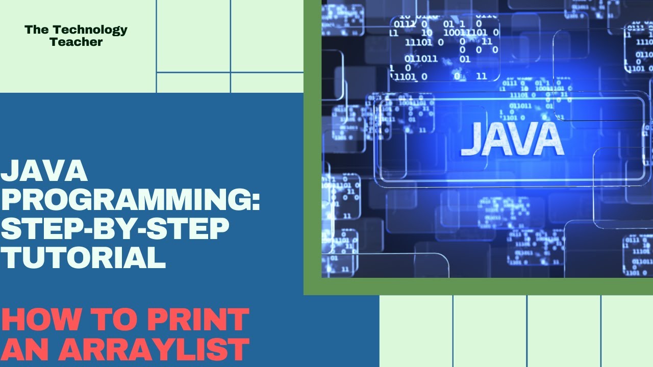Java Tutorial How To Print An Arraylist Youtube