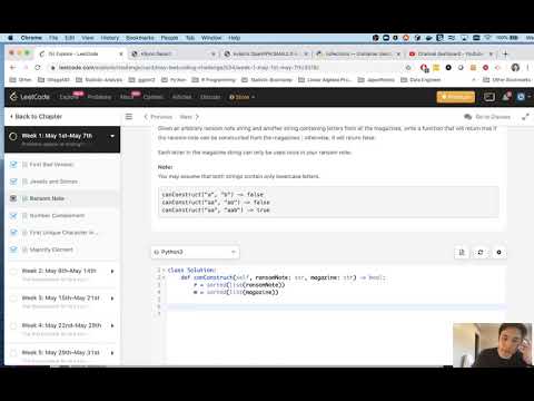 Leetcode Ransom Note Python Youtube