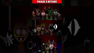 Incredibox Sprunki Phase 3 Broke Vs Retake Phase 3 Vs Remaster Phase 3