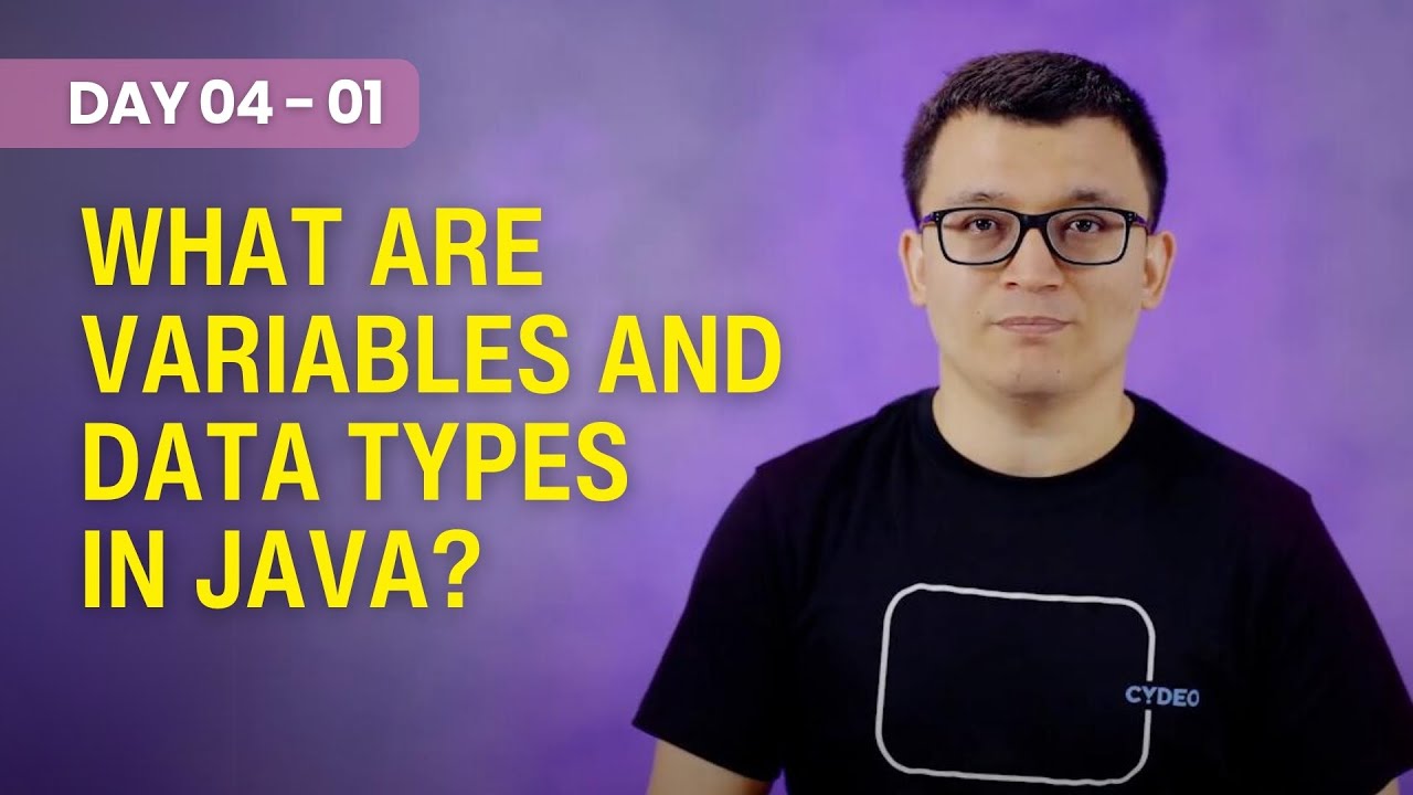 Day 04 01 What Are Variables And Data Types In Java Youtube