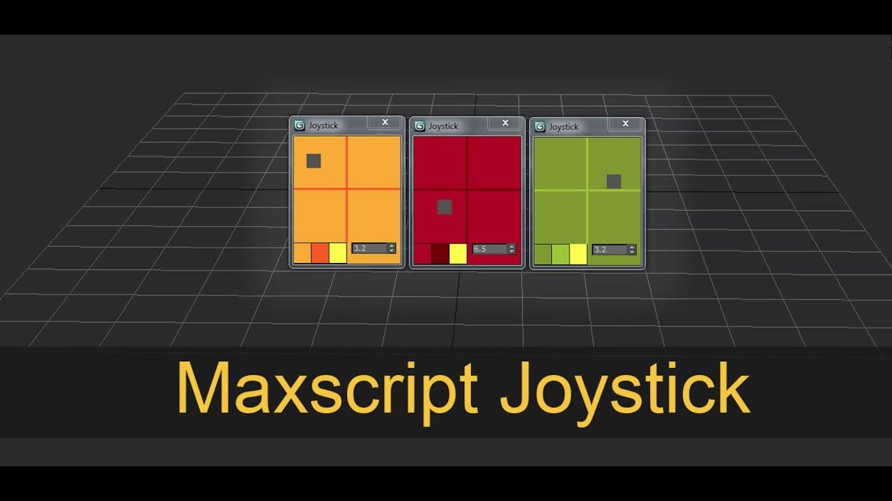 Maxscript Joystick R D Youtube