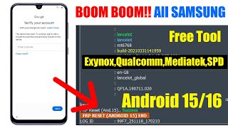 All Samsung Frp Bypass 2026 Android 15 16 2026 New Frp Tool Remove