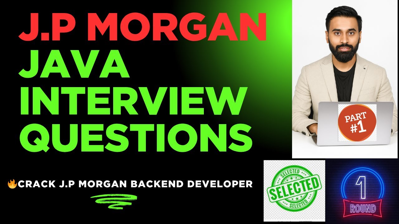 Java Backend рџ ґ J P Morgan Real Interview Questions 4 Year