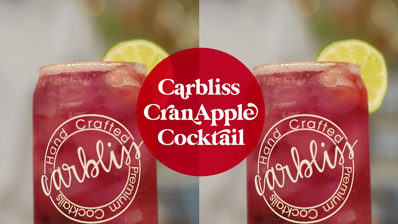 Make Your Own Carbliss Cranapple Cocktail Youtube