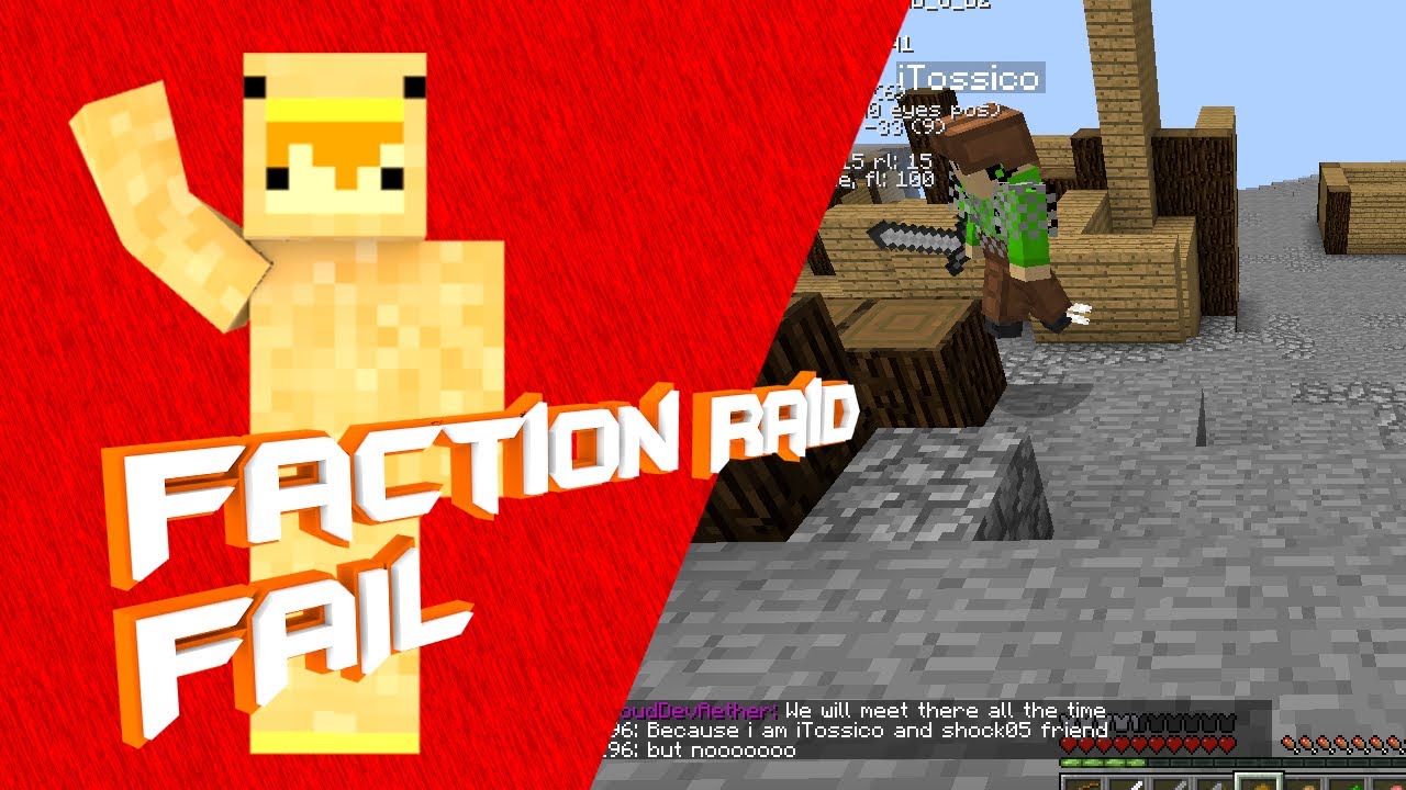 Minecraft Faction Raid Fail Youtube