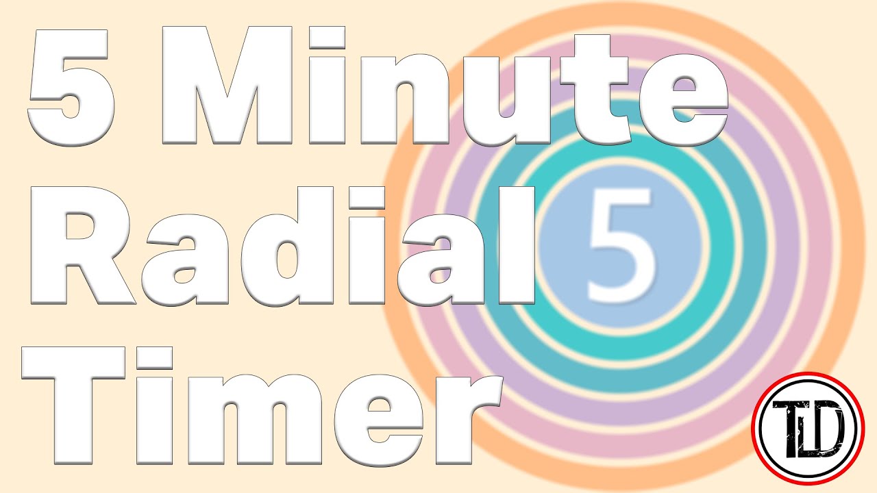 5 Minute Timer Radial Timer With Music Youtube