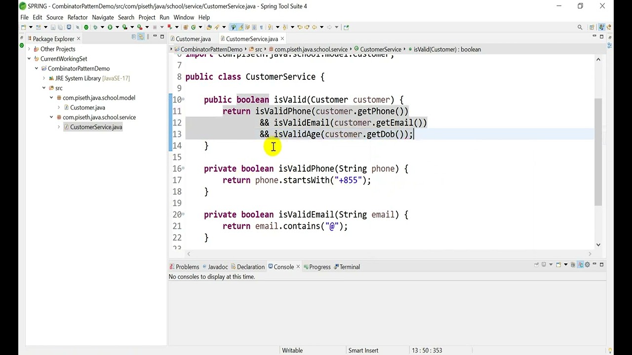 Java Combinator Pattern In Khmer Language Youtube