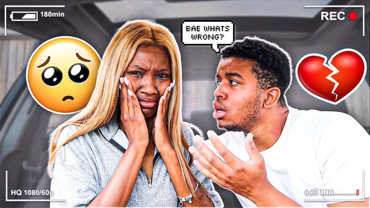 Randomly Crying Prank On Boyfriend Cute Reaction Youtube
