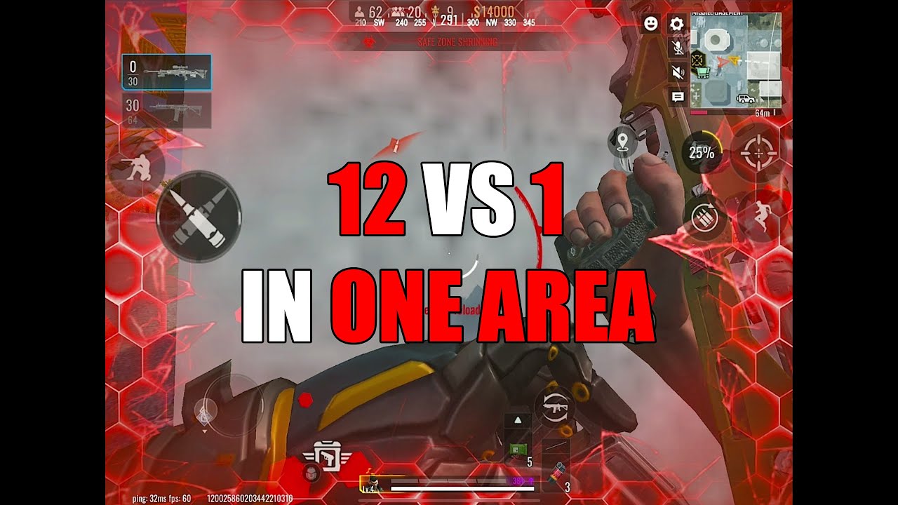 12 Vs 1 In One Area Youtube