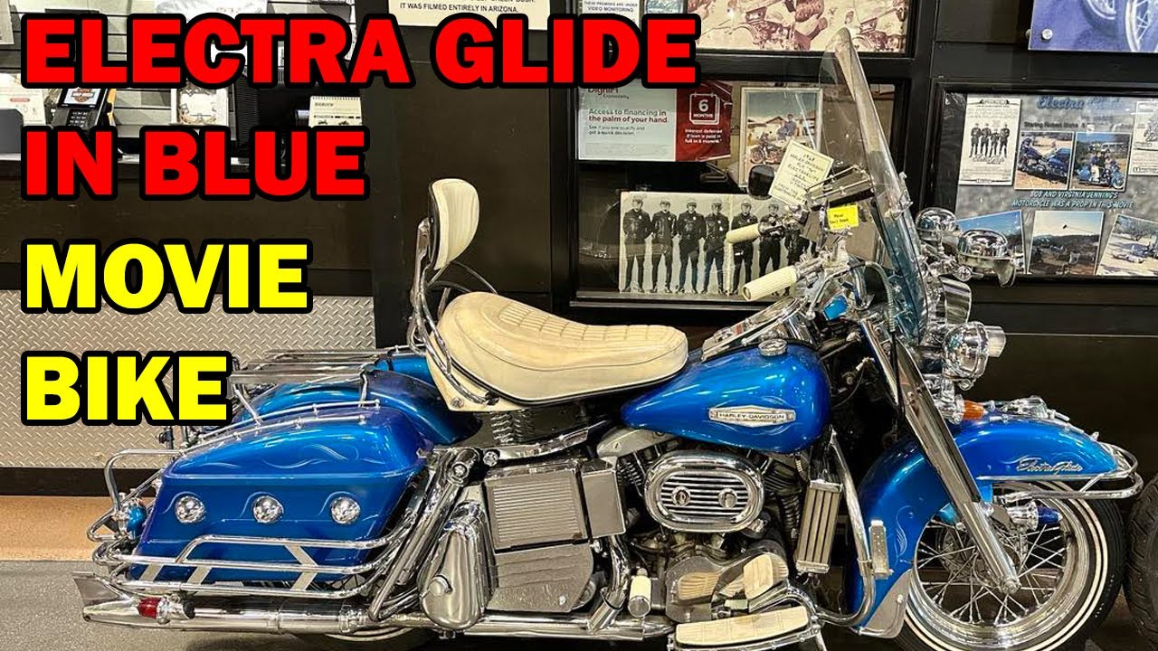 The Electra Glide In Blue Movie Bike At Buddy Stubbs Harley Davidson