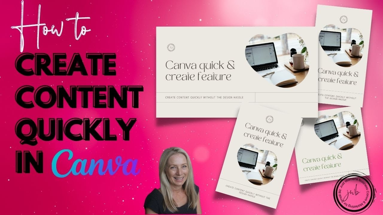 How To Create Content Quickly In Canva Youtube