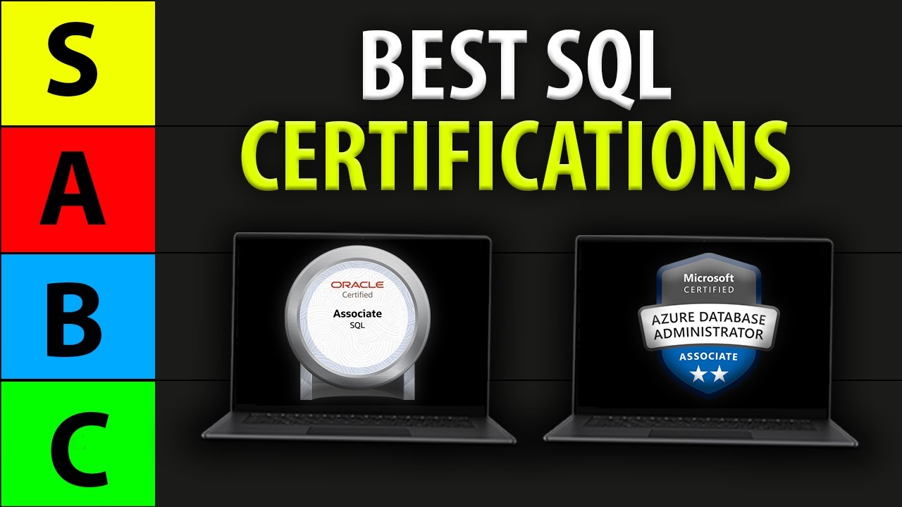7 Best Sql Certifications For Data Analysts Youtube