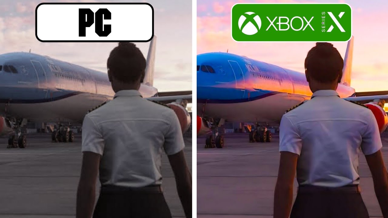 Flight Simulator 2024 Xbox Series X Vs Pc Graphics Comparison Youtube