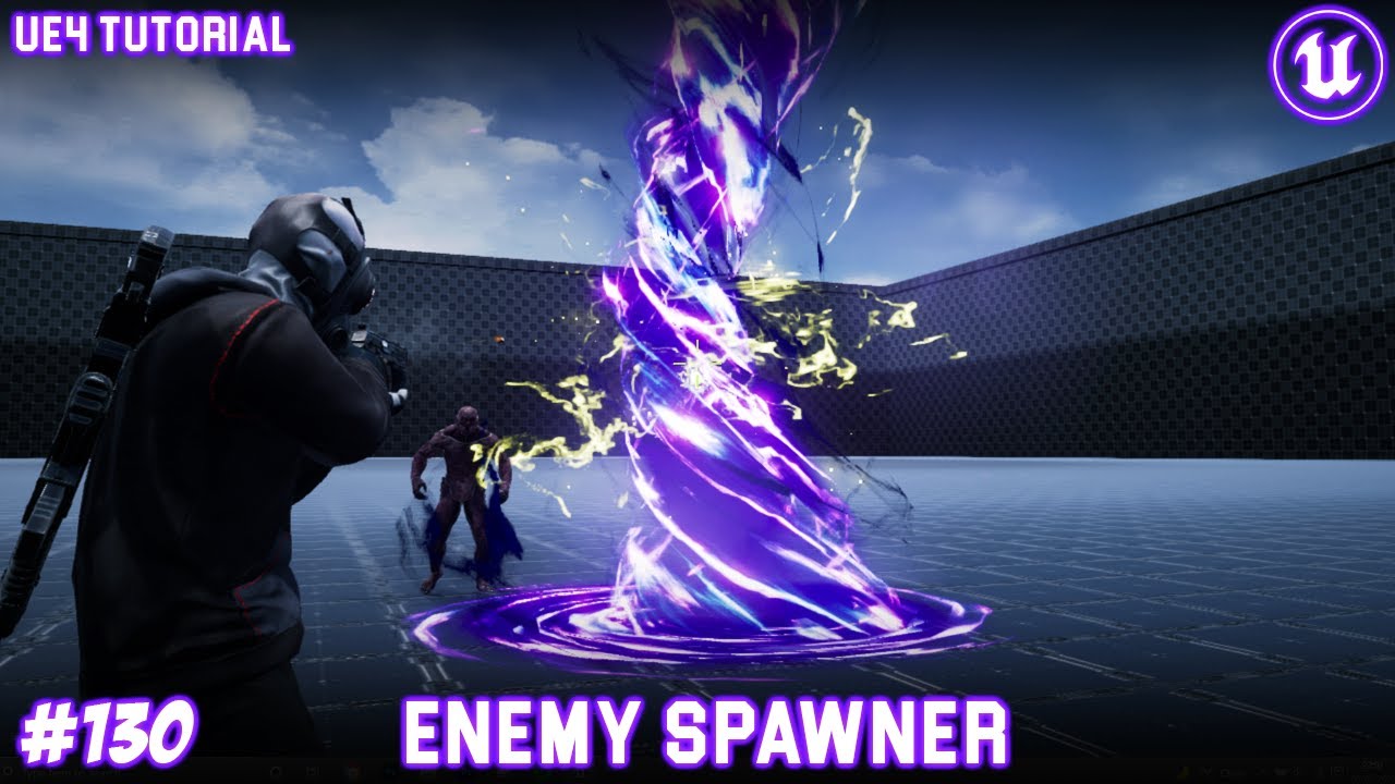 Ue4 Tutorial 130 Enemy Spawner Youtube