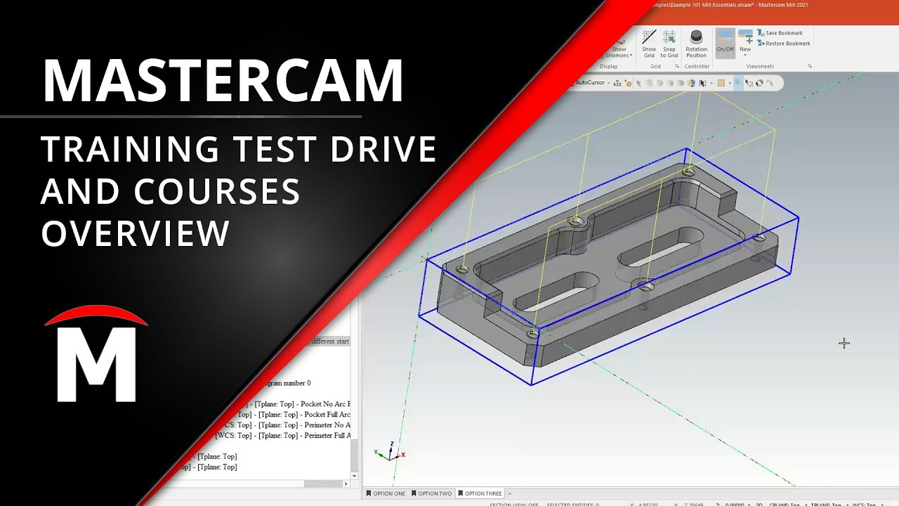 Mastercam Training Overview Youtube
