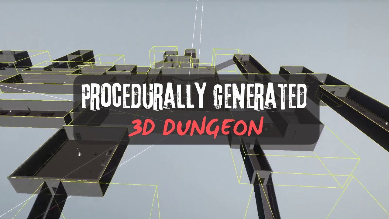 3d Procedural Dungeon Generation Room Based Dungeon Generation