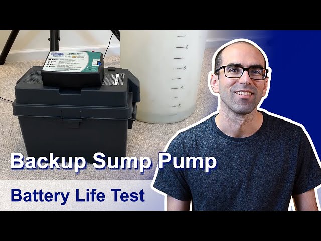 Battery Backup Sump Pump Troubleshooting Guide 59 Off