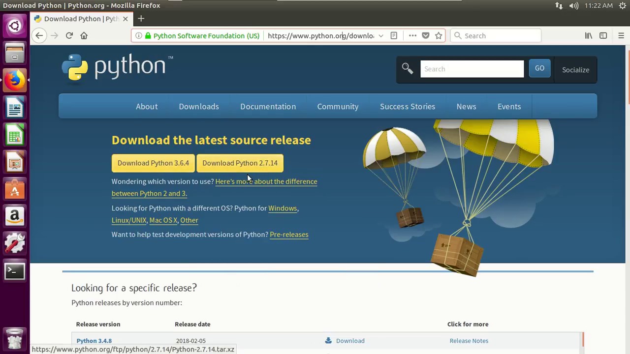 Installer Python Sur Linux Youtube
