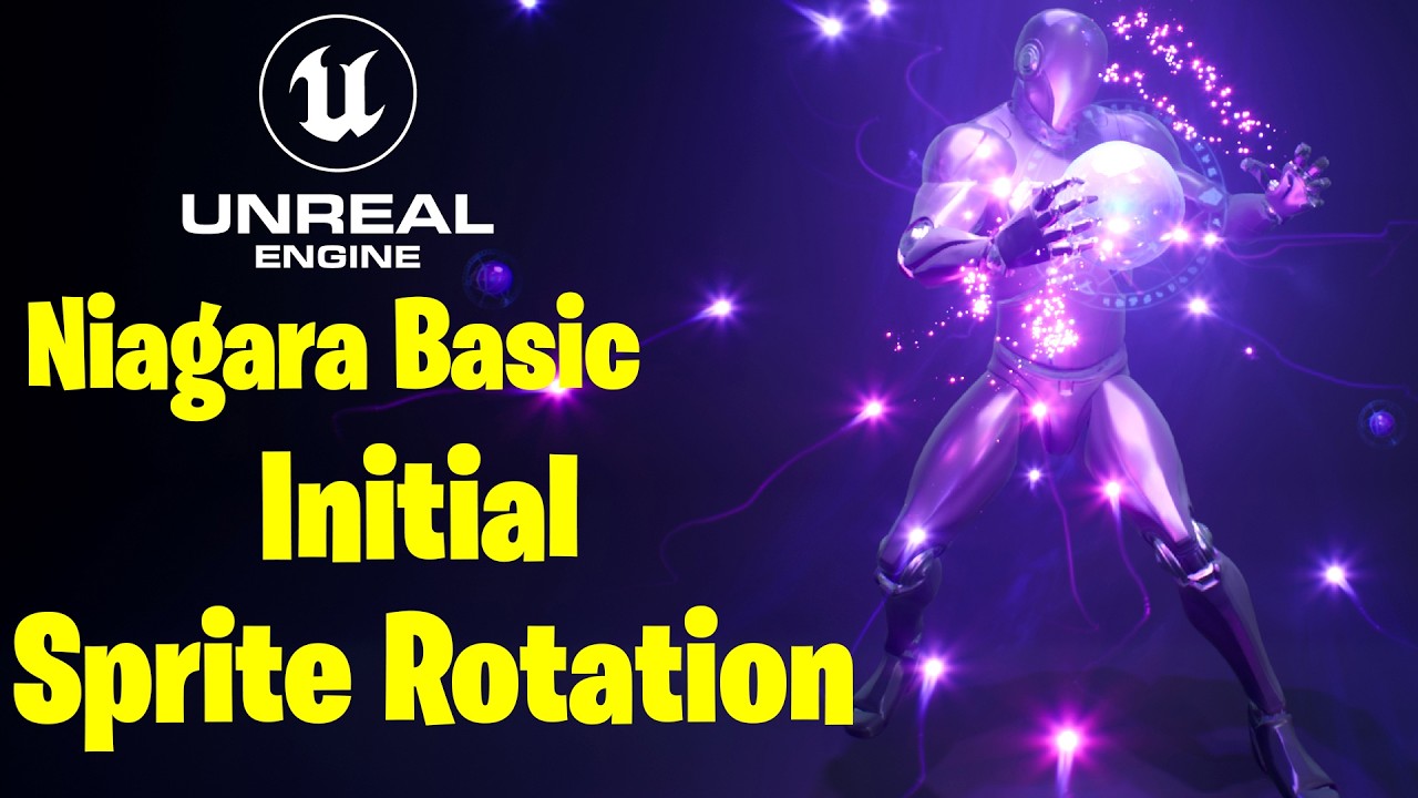 Ue5 3 Niagara Basic Initial Sprite Rotation 20 Youtube