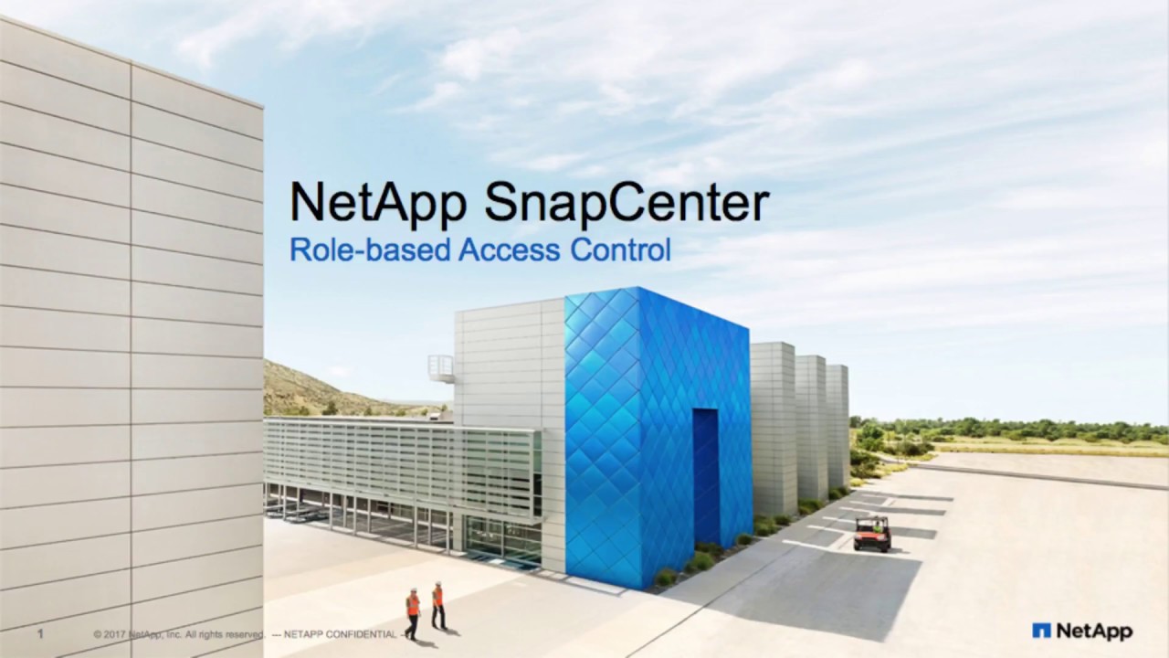 Snapcenter Role Based Access Control Youtube