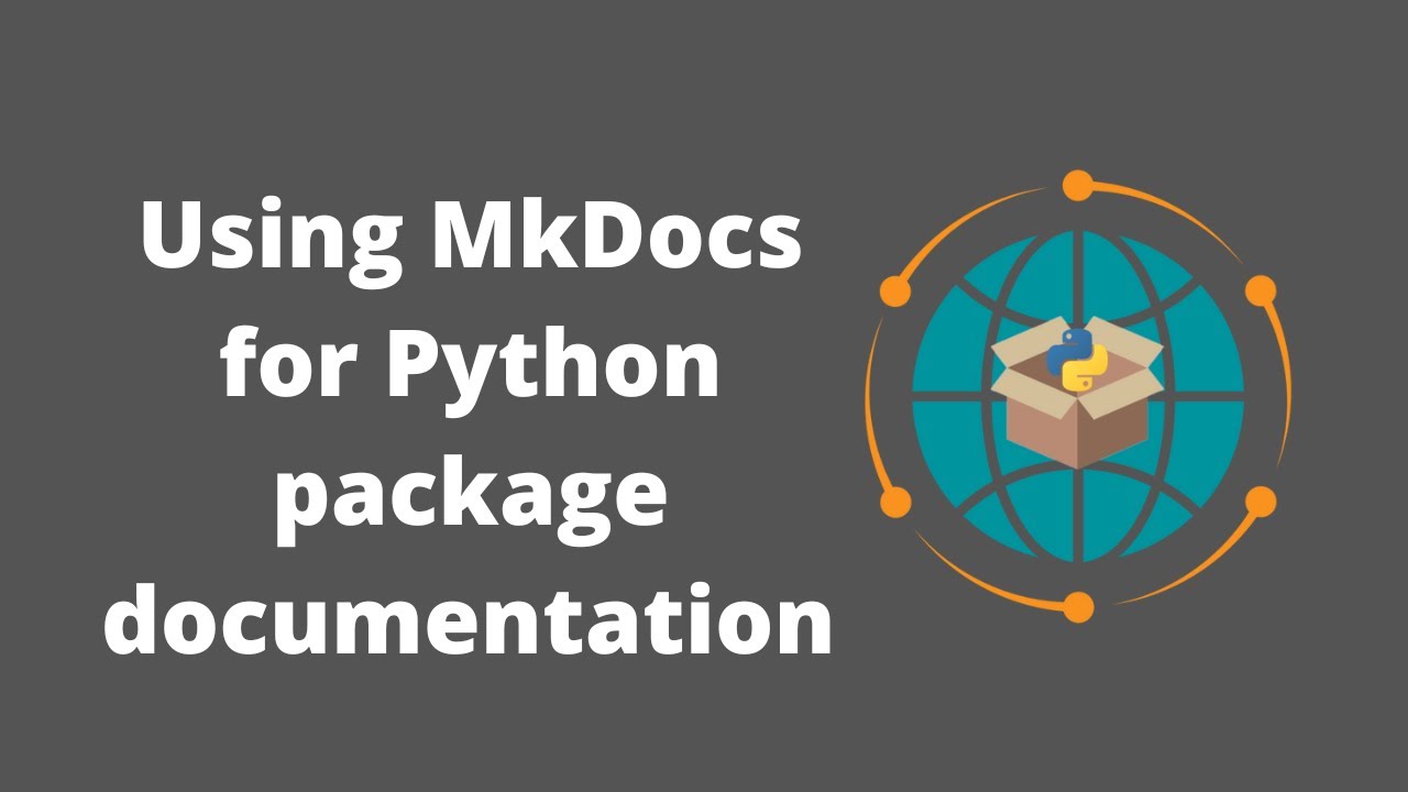 Geographic Software Design Week 4 Using Mkdocs For Python Package