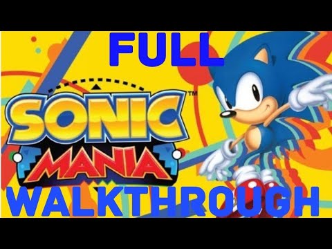 Sonic Mania Full Game Walkthrough I All Chaos Emeralds Collected I No