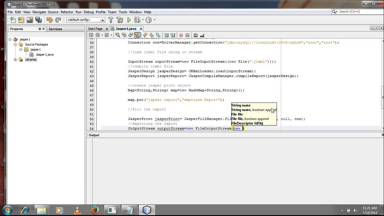 Programatic Jasper Report Generator Using Java Program Youtube