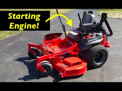 Beginner Tutorial Starting Your Zero Turn Mower Youtube